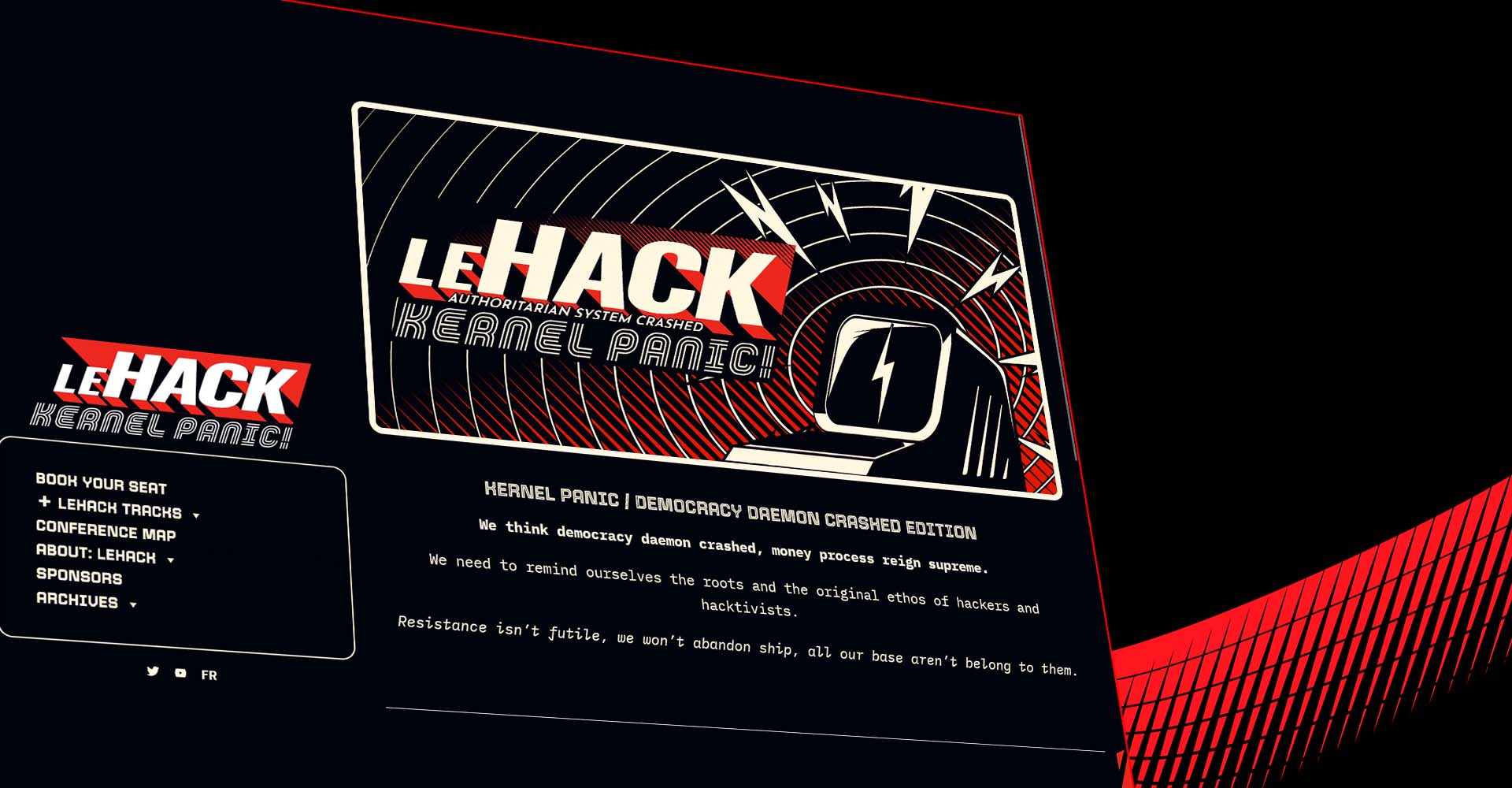 leHACK 2023 Hackers conference. - ENERGUMENE